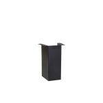 GuestSupply US | Innovative 12in Pedestal Stand for Safes, Black