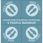 GuestSupply US | American Image | Social Distancing Elevator Floor ...