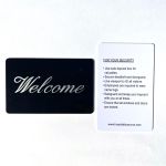 GuestSupply US | RFID Welcome Key Card, Black