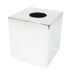 GuestSupply US | Stainless Steel Tissue Box Cover, Silver
