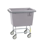 GuestSupply US | R&B Wire 6 Bushel Elevated Poly Bumper Truck, Gray