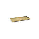 GuestSupply US | Tokyo Amenity Tray Large, Matte Brass
