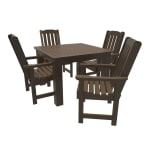 GuestSupply US | Sequoia Professional Blue Ridge Square Dining Set, 5 ...