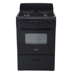 GuestSupply US | Avanti 24" Gas Range, Black