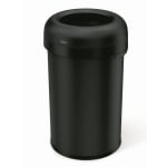 GuestSupply US | Simplehuman 80 Liter Bullet Open Top Trash Can, Heavy ...