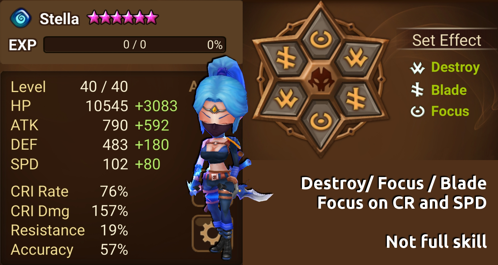Ice Rift Beast using Chris and Stella : r/summonerswar