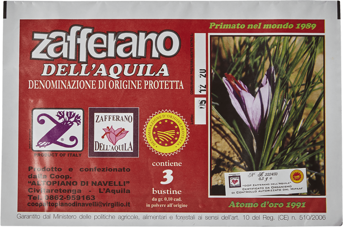 Saffron Powder (Zafferano in Polvere)
