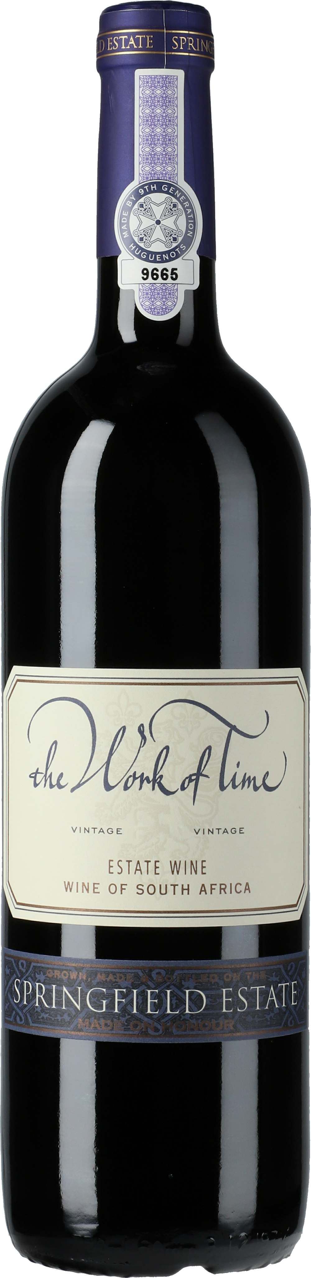 Springfield Estate: Red Blend Work of Time 2019 - Lobenbergs