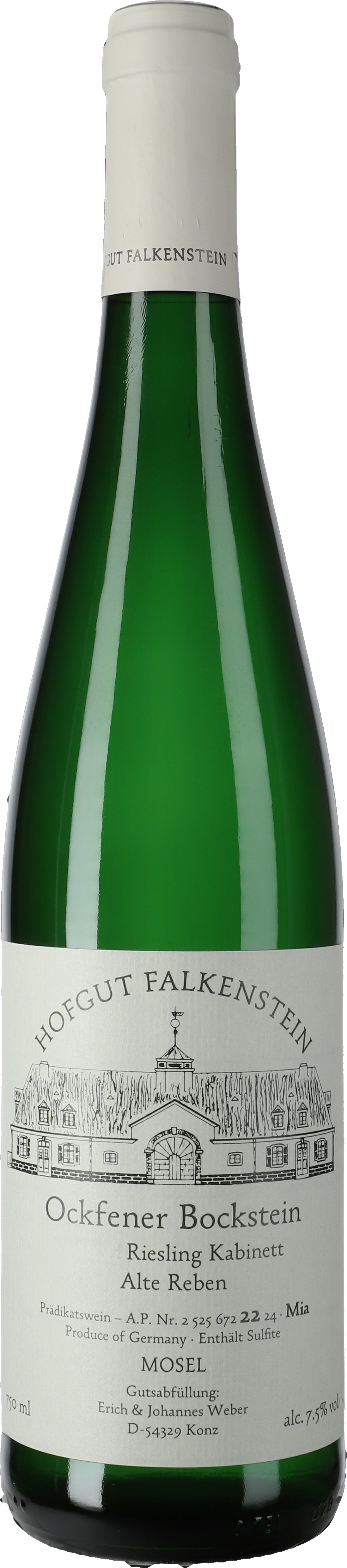 Hofgut Falkenstein: Riesling Ockfener Bockstein Kabinett "Alte Reben ...