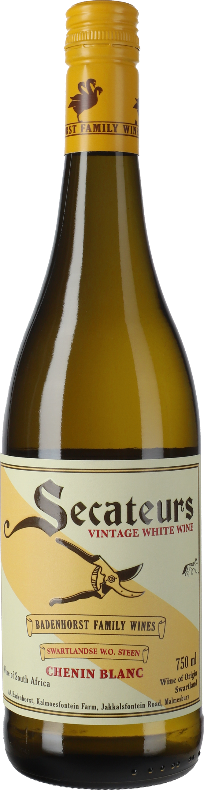 Badenhorst Family Wines: Secateurs Chenin Blanc 2025 - Lobenbergs