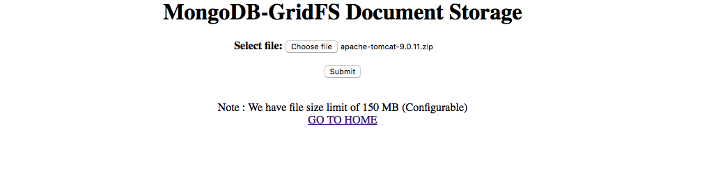 Github Haritkumarmongodb Gridfs Spring Mvc Gridfs Is A Specification For Storing And