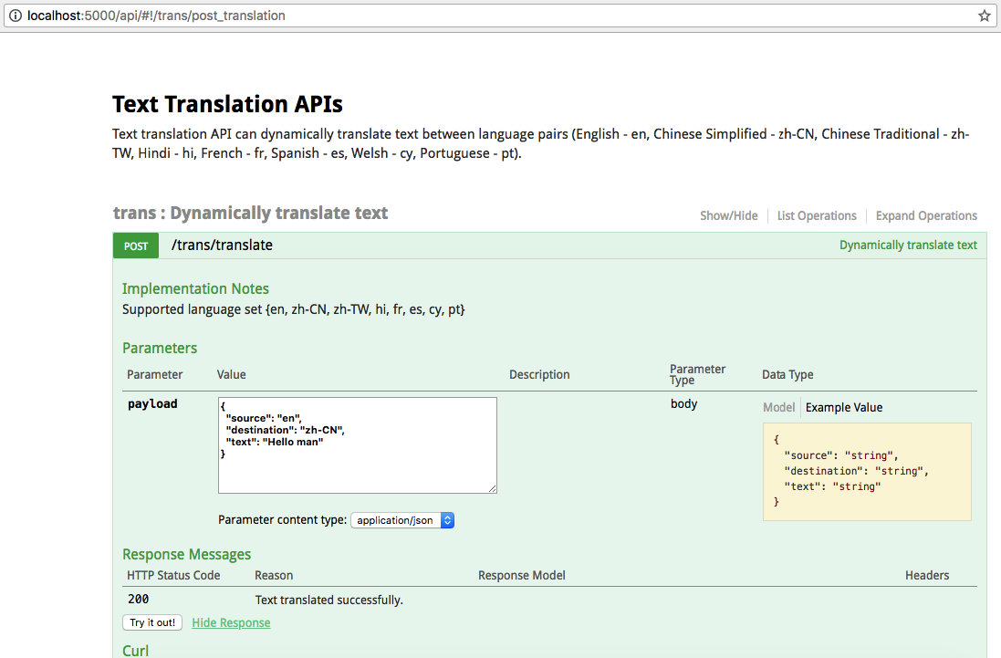 Github Haritkumartext Translation Python Flask Restplus Text Translation Api Can Dynamically