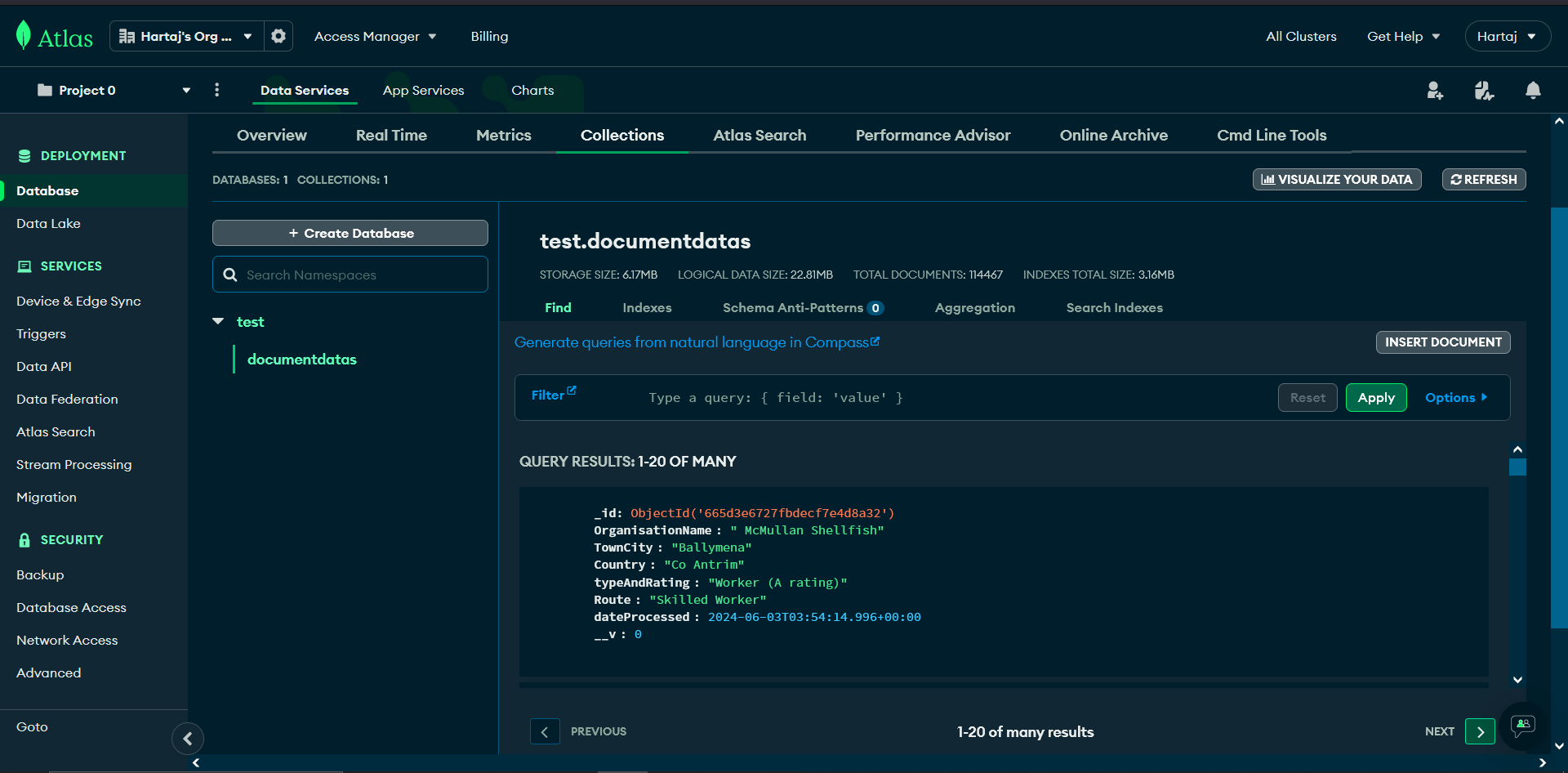 How To Save Json Data In Mongodb On An Interval And Retrieve It Json Data Is Quite Heavy And