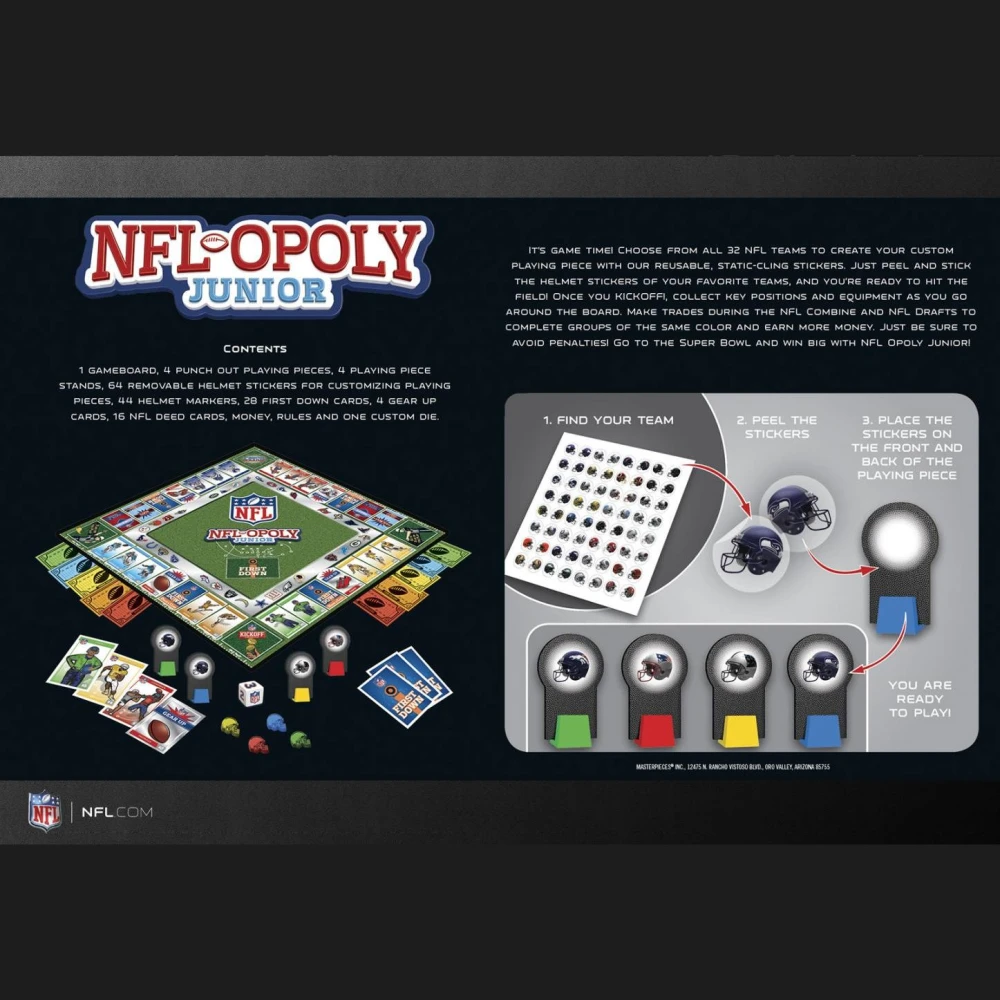 nfl monopoly instructions