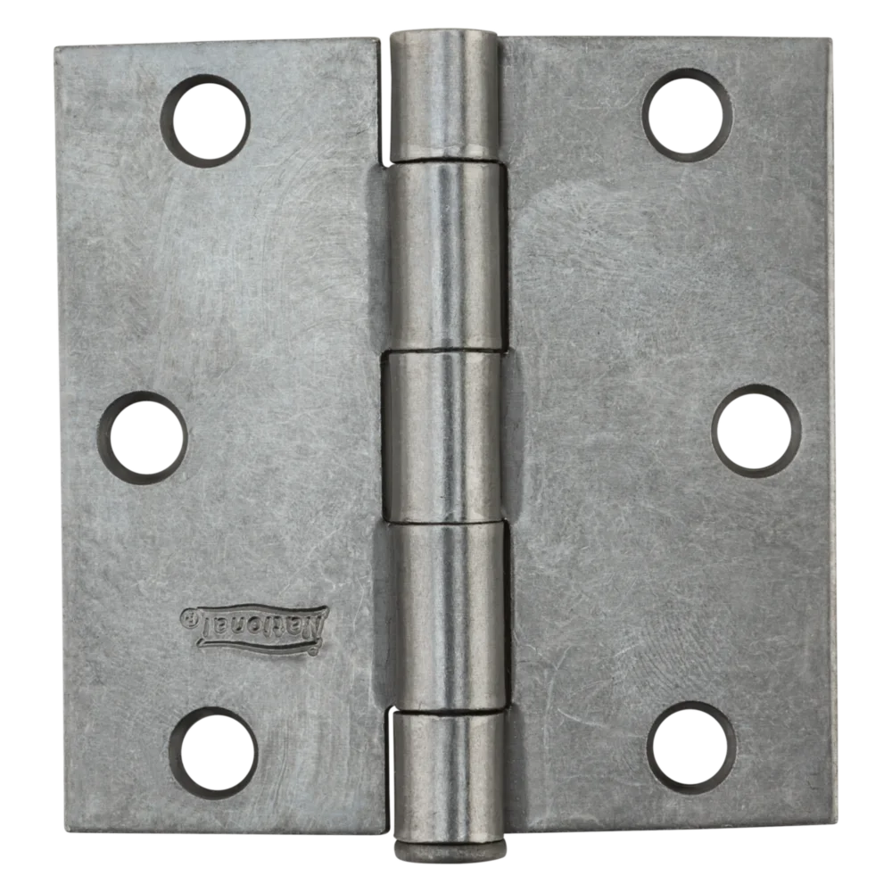 National Hardware 3 Square Plain Steel Broad Door Hinge | Hartville ...