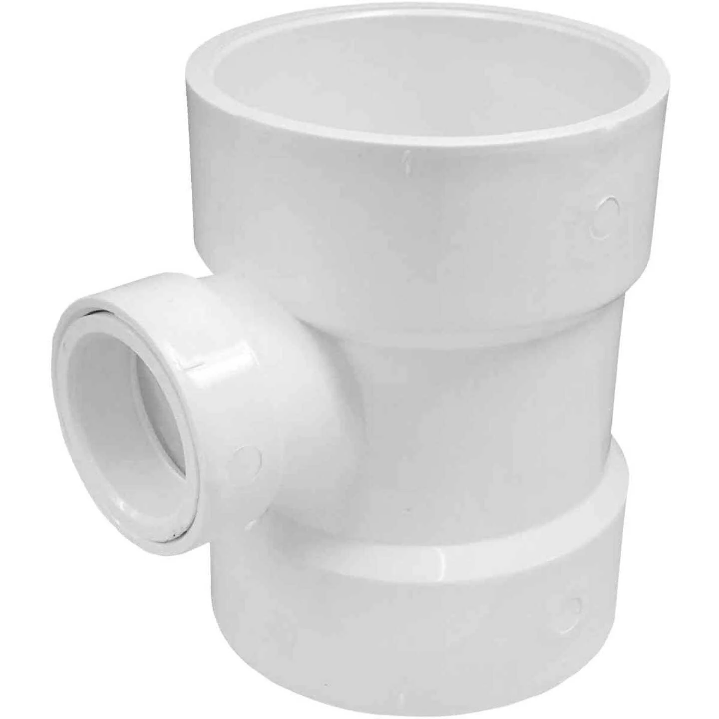 Charlotte Pipe Reducing Sanitary PVC Tee, 4 in x 1-1/2 in | Hartville ...