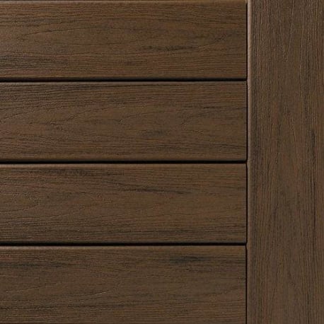 TimberTech 20 ft. PRO® Reserve Collection Square Shoulder, Dark Roast ...