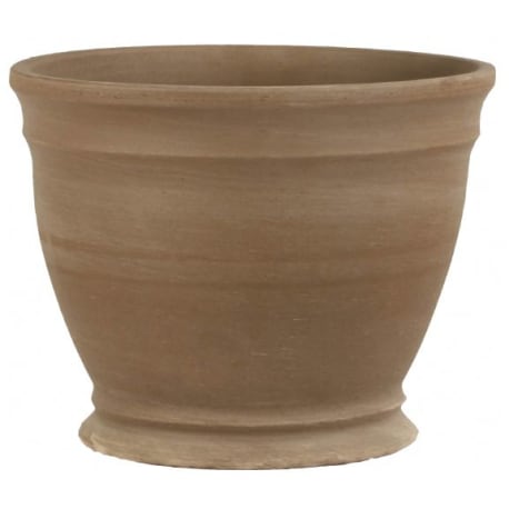 Border Concepts Gallicus Basalt Chocolate Marble Clay Pot | Hartville ...