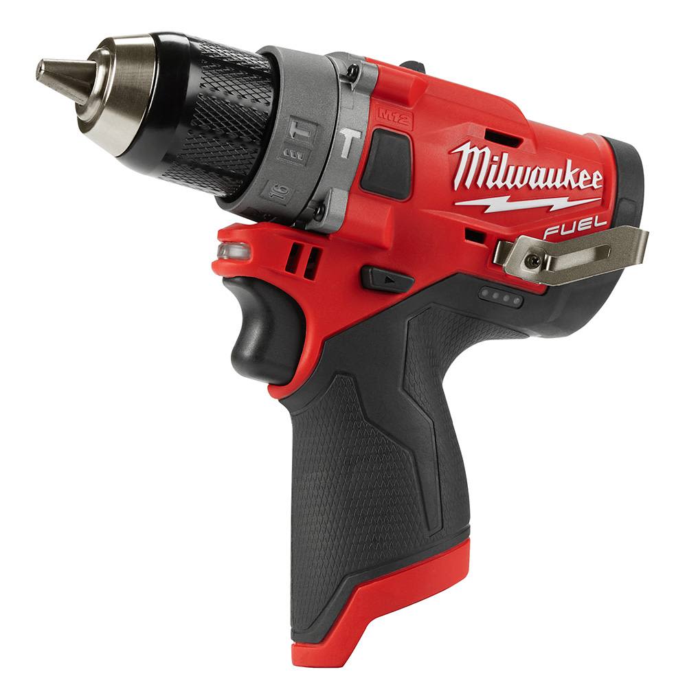 Milwaukee M12 FUEL™ 2-Tool Combo Kit with 1/2 in. Hammer Drill & 1/4 in ...