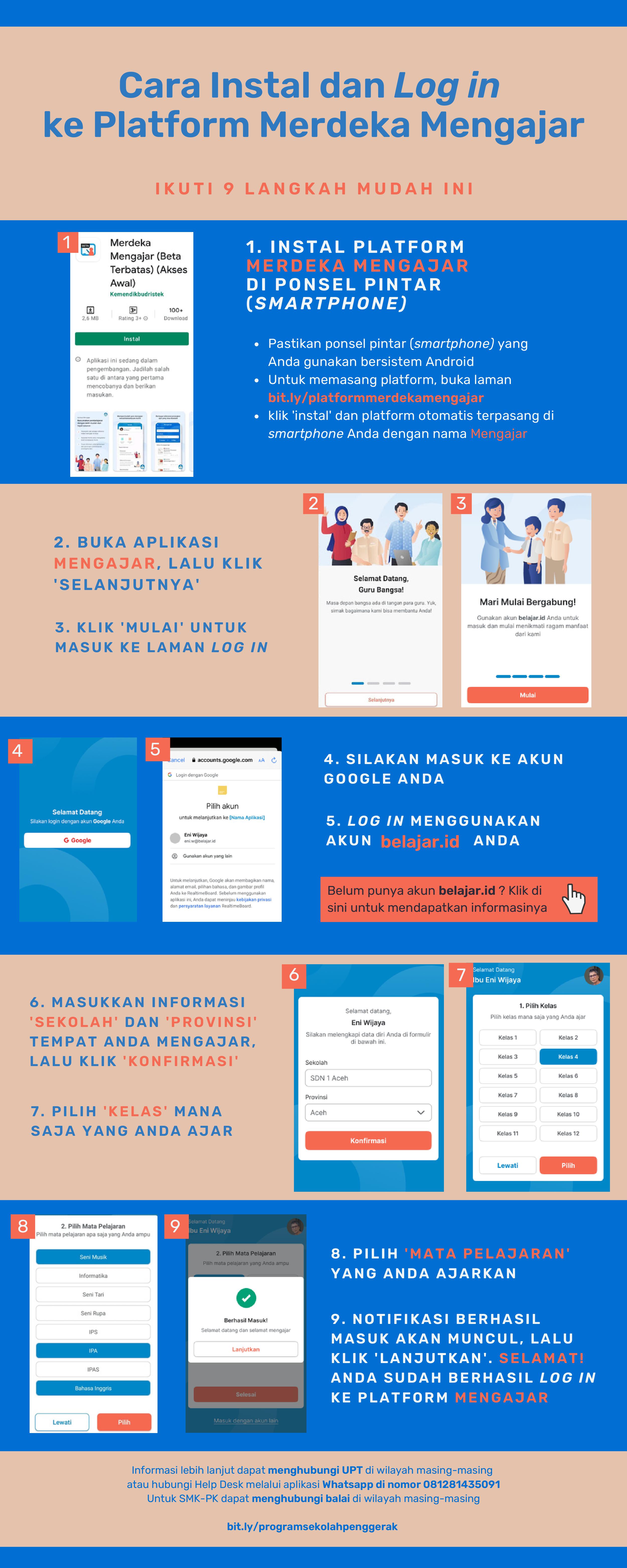 Infografik Merdeka Belajar – Pembelajaran Paradigma Baru