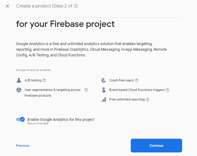 Membuat dan Menyiapkan Database Firebase