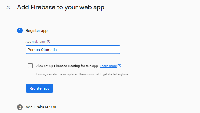 Membuat dan Menyiapkan Database Firebase