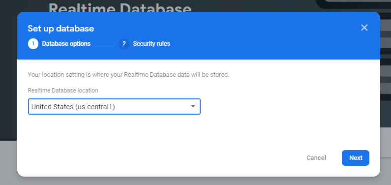Membuat dan Menyiapkan Database Firebase