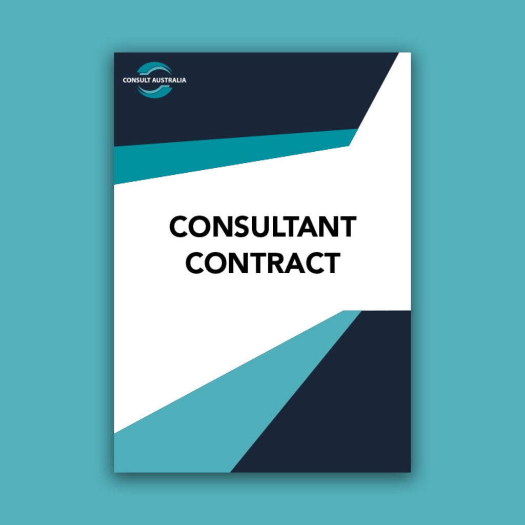 Consult Australia Consultant Contract (2022)