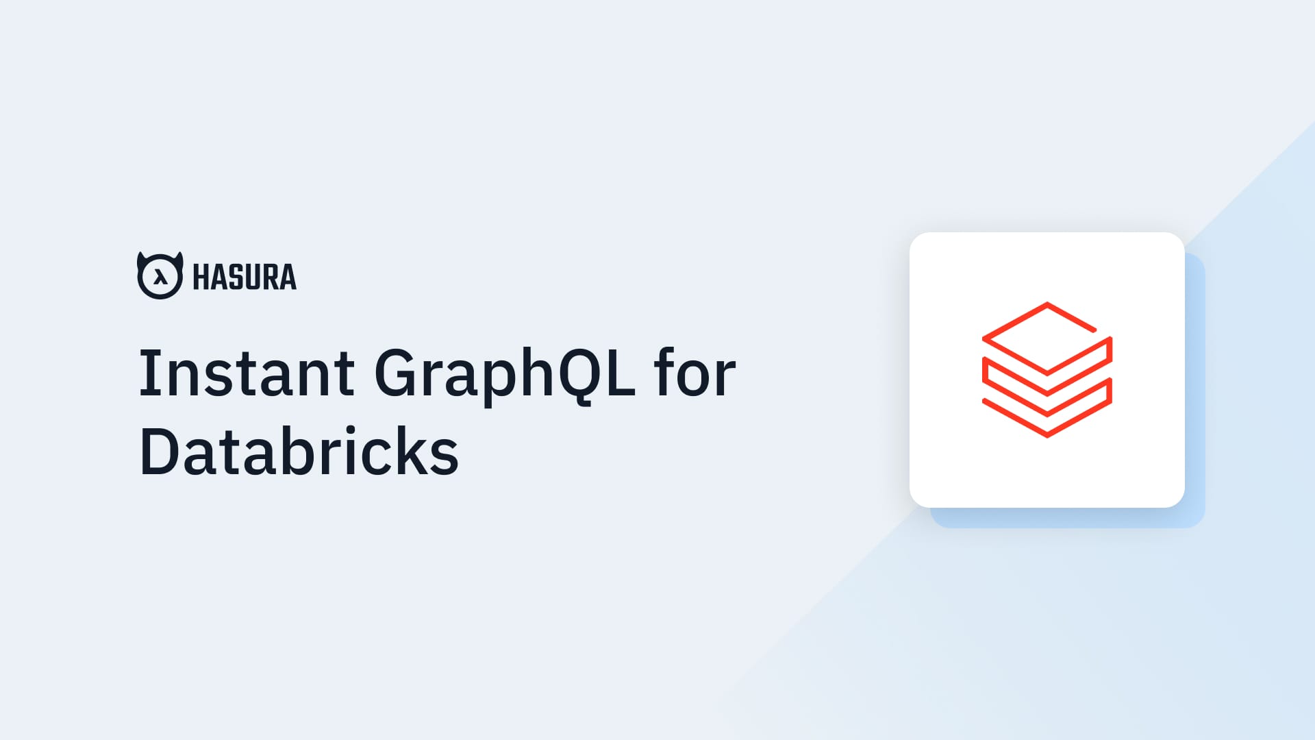 Instant Realtime GraphQL APIs on Databricks - Hasura
