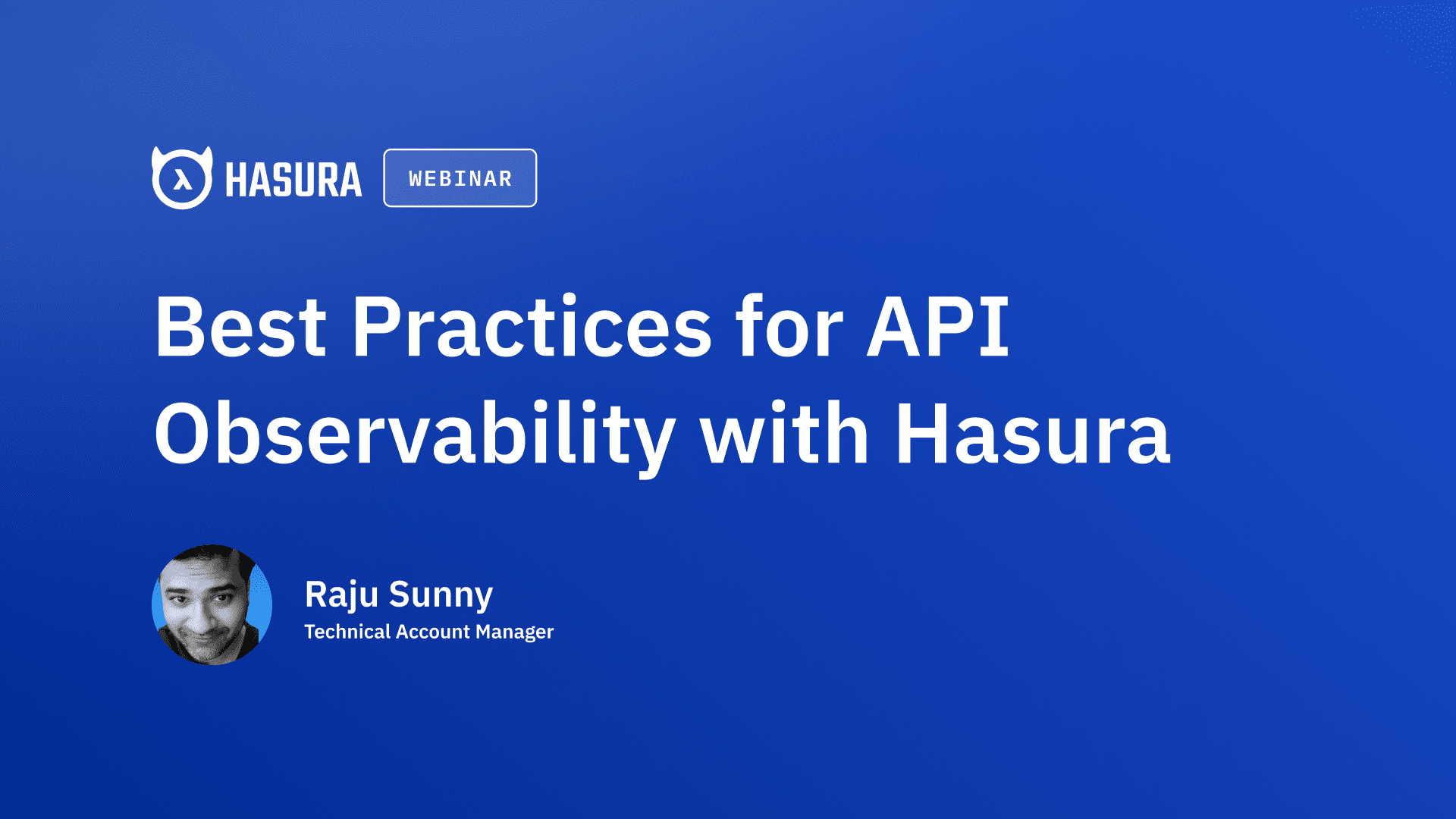 Best Practices for API Observability with Hasura