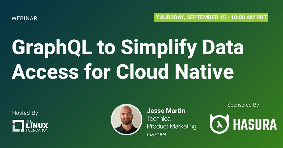 GraphQL to Simplify Data Access for Cloud Native
