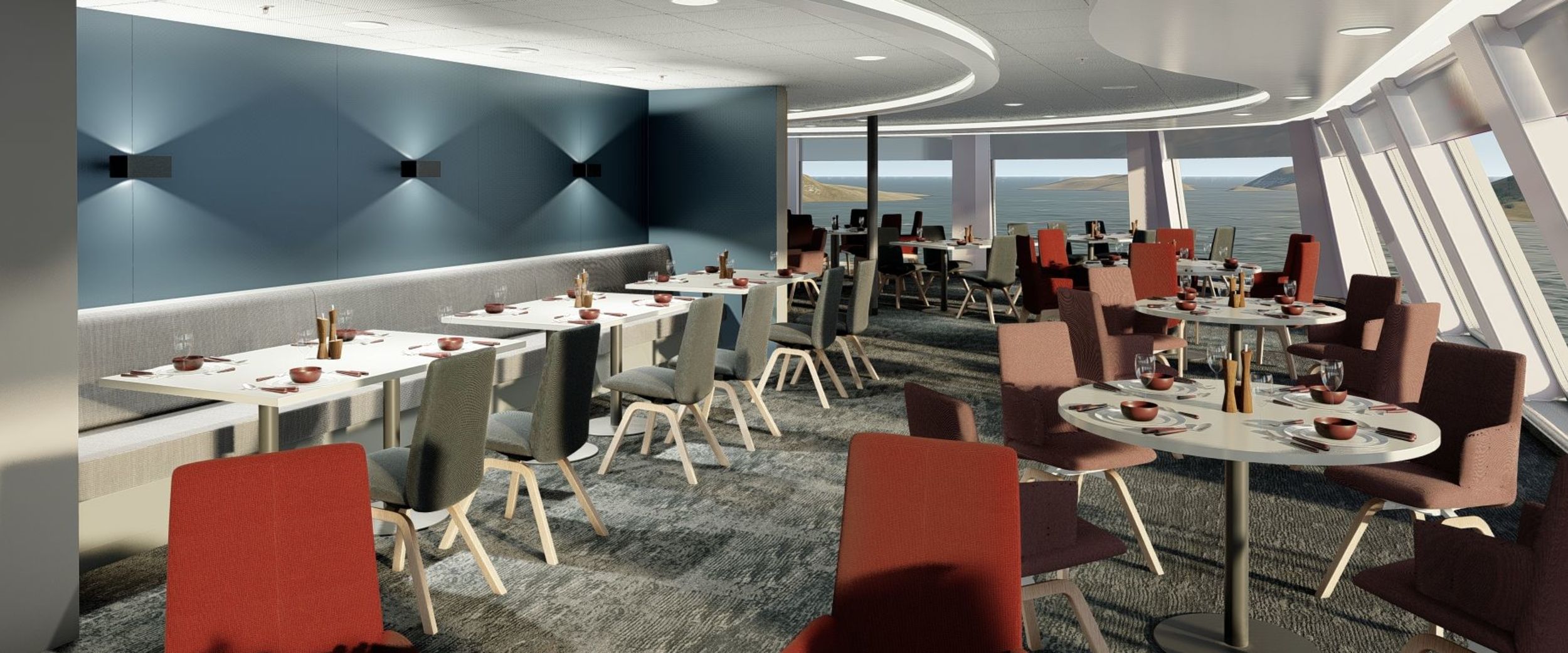 Havrand Restaurant - Havila Voyages