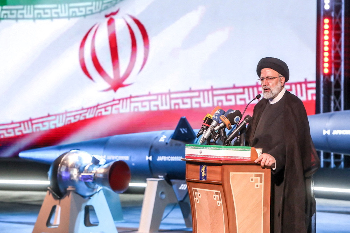 Irans Irgc Aerospace Force Unveils Hypersonic Missile Says It Can