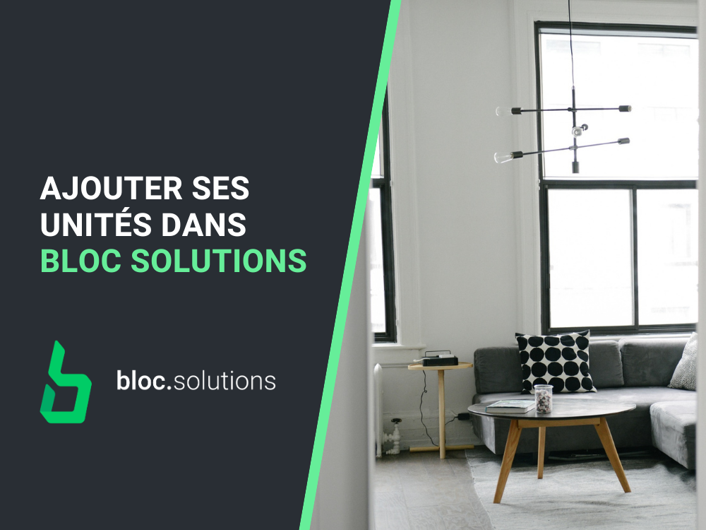 Ajouter ses unités dans Bloc Solutions
