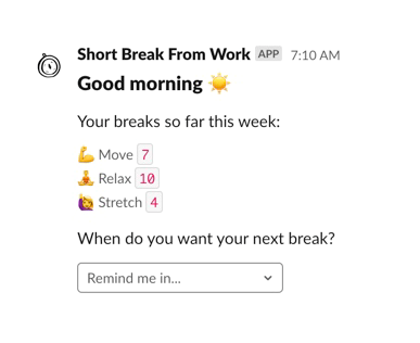 Short Break From Work