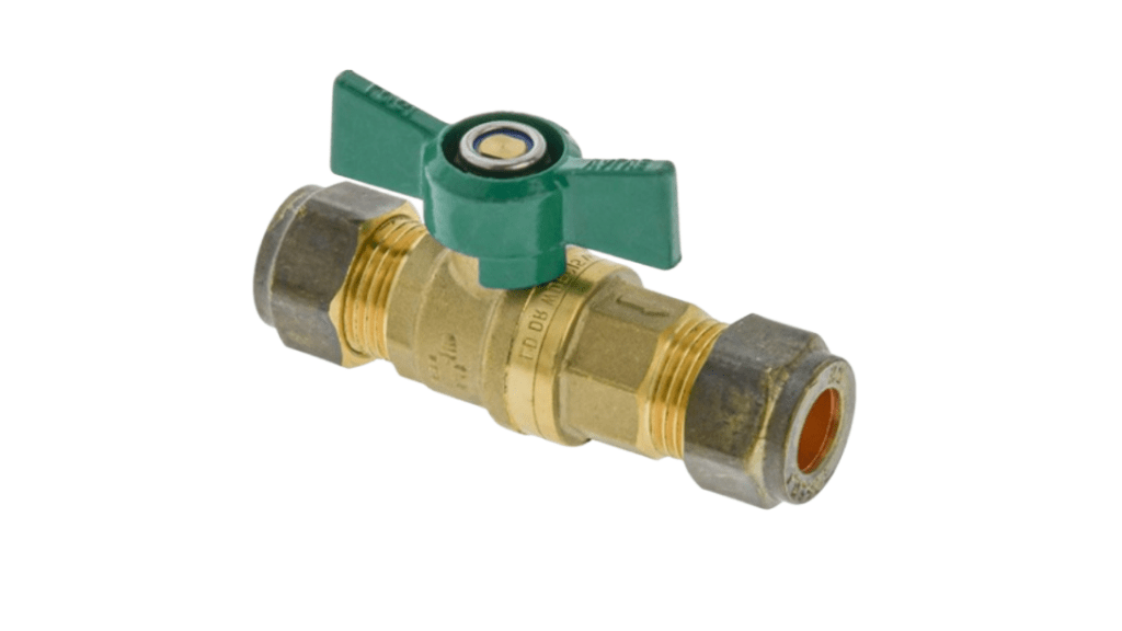Duo Valve C x C 15mm (Olive Compression)