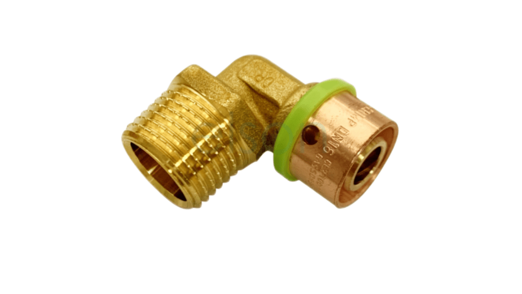 EPS Crimp Lead Free Dual Male Elbow