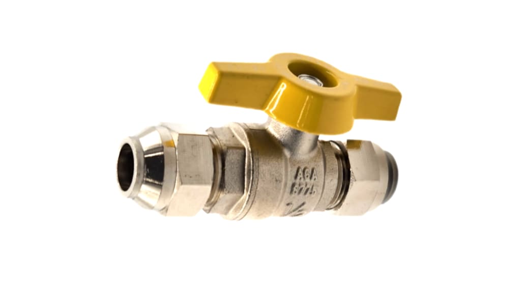 Gas Cock 15mm Flared