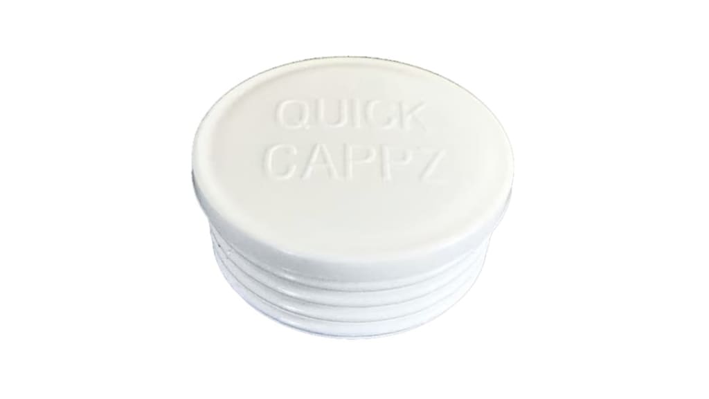 Quick Cappz White 35mm (50)