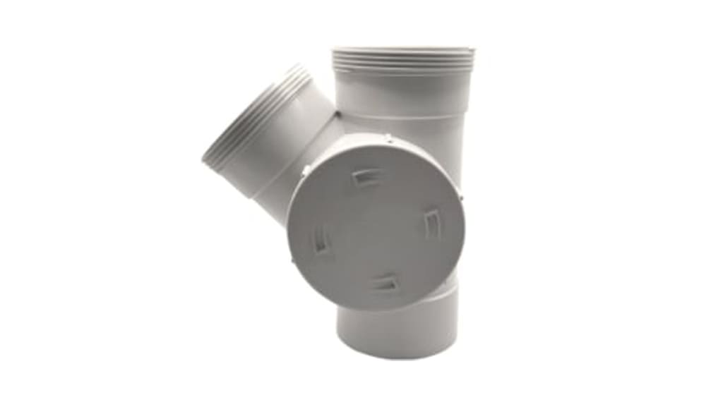 DWV Junction 100 X 45° L/H Access F&F Plain