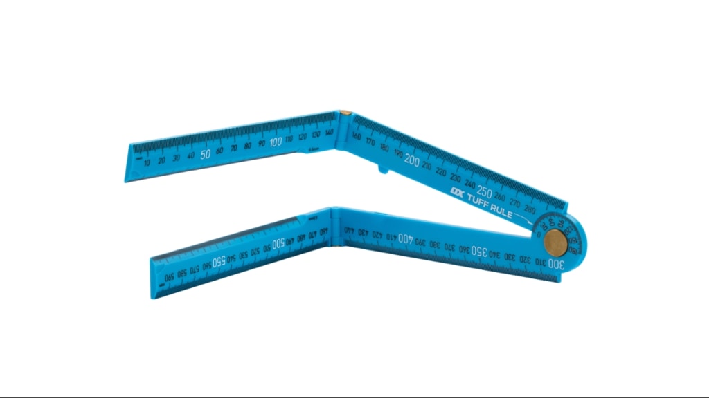 OX Tuff Rule - Cyan | 600mm