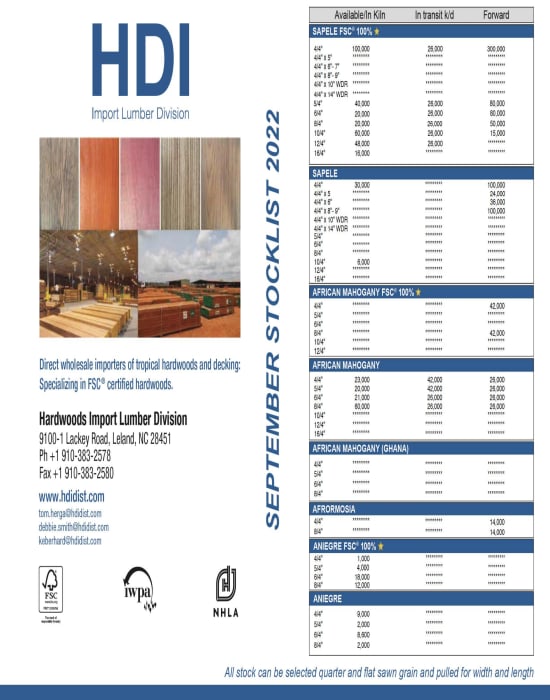 Hardwood Lumber Resources - Hardwoods Specialty Products
