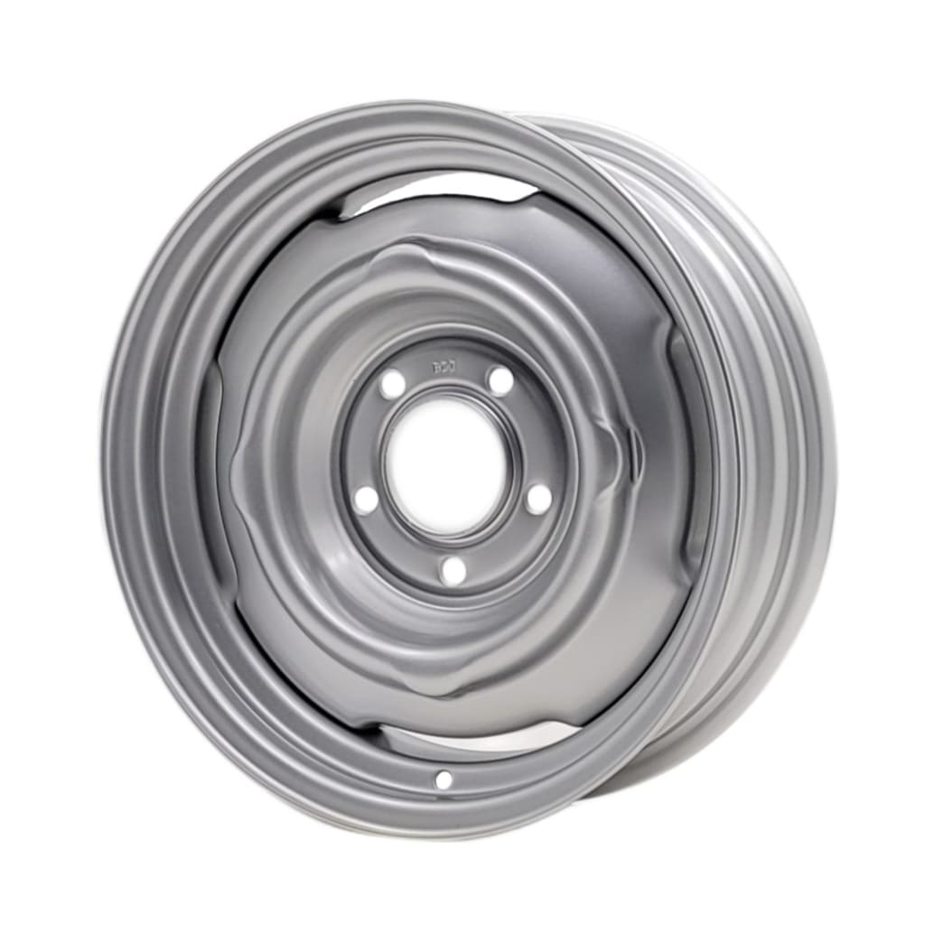 15X4.5 SILVER OME GMH STEEL WHEEL 5-120.65 PCD. +6ET