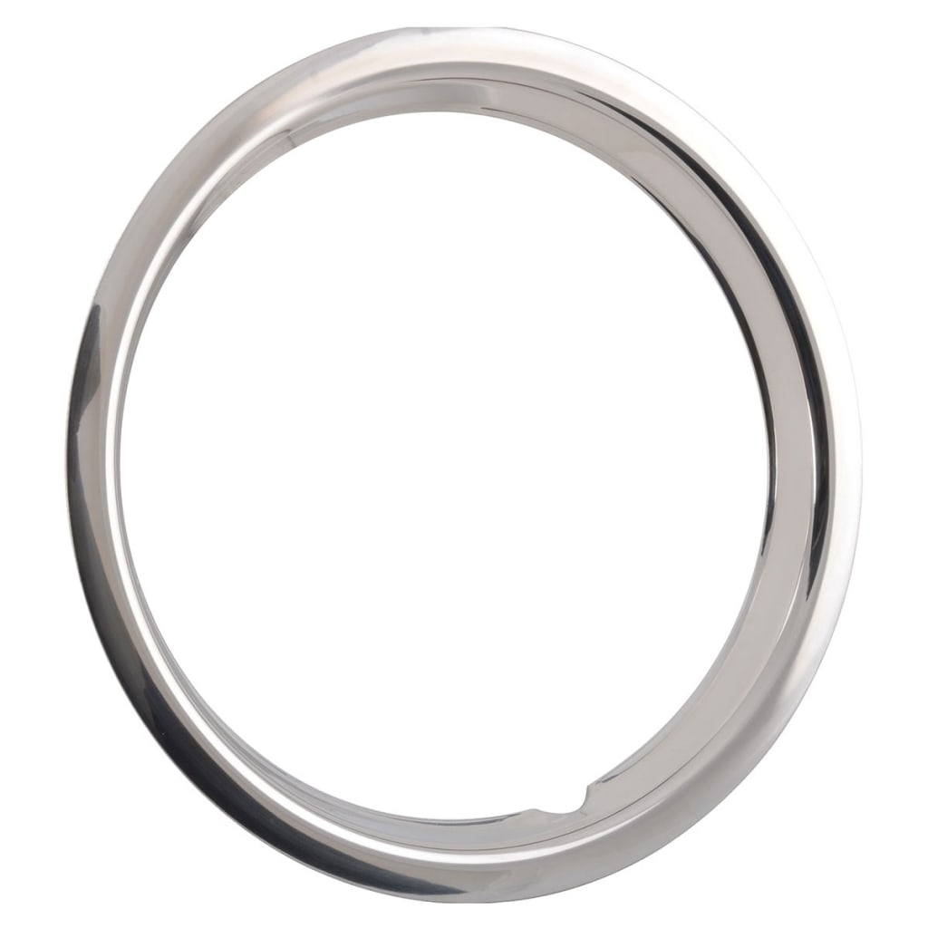 15" SQUARE EDGE POLISHED STAINLESS STEEL TRIM RING