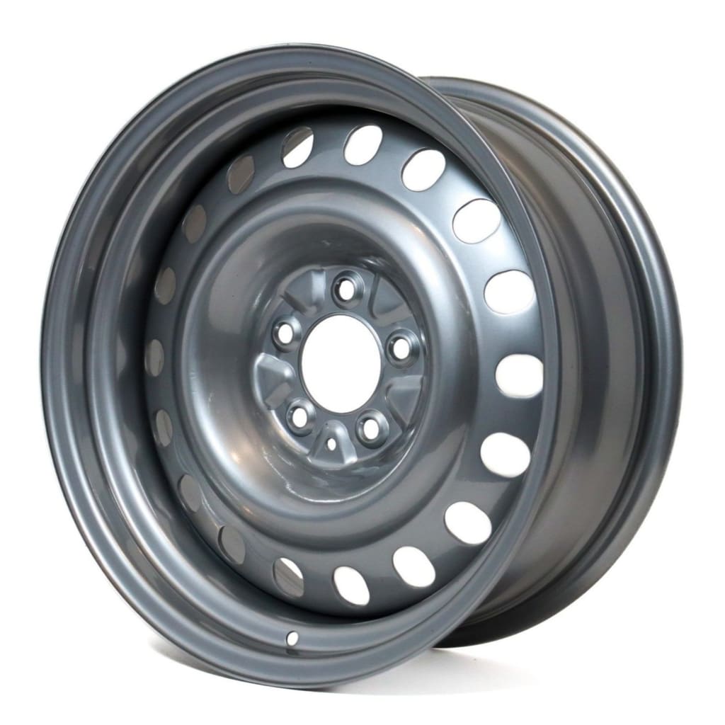 17X7 SILVER INTERCEPTOR STEEL 5-114.3 PCD +8ET