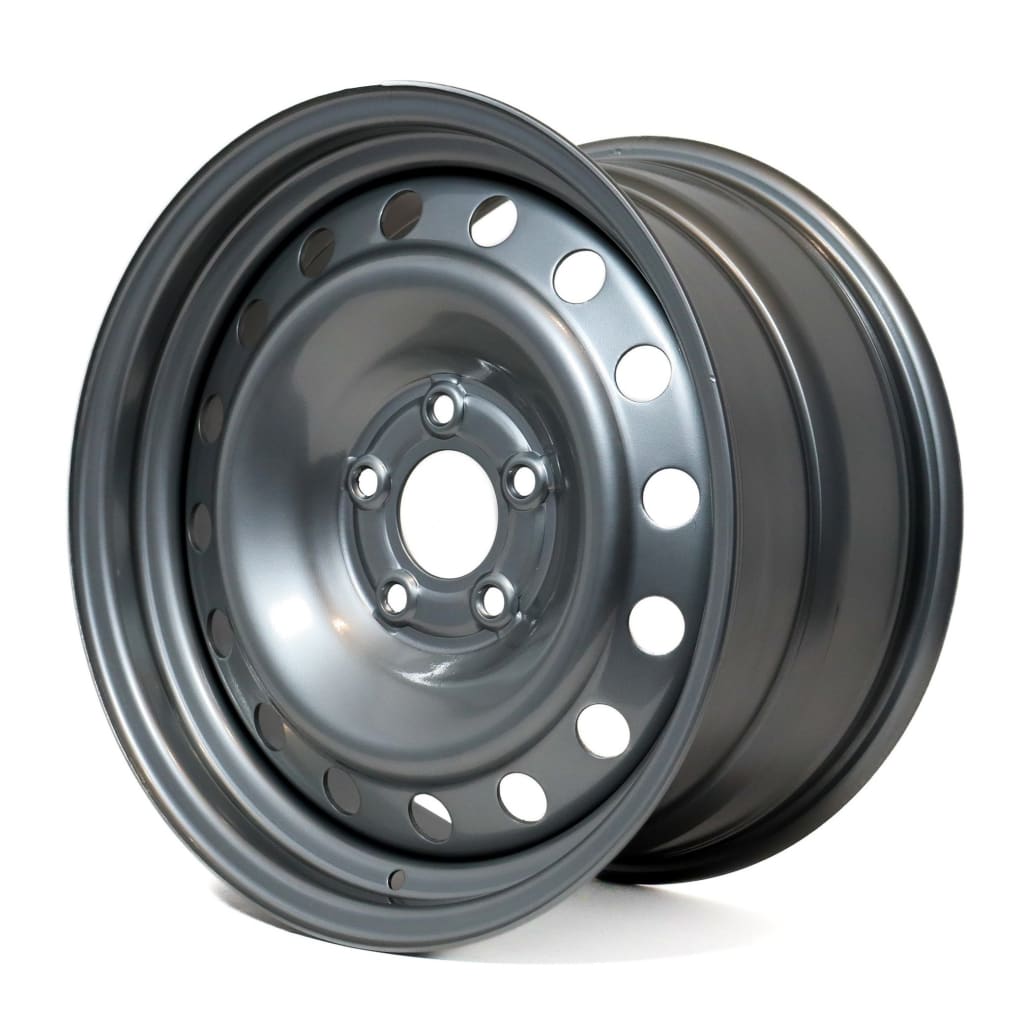 17X9 SILVER INTERCEPTOR STEEL WHEEL WITH 5-120 PCD +48ET