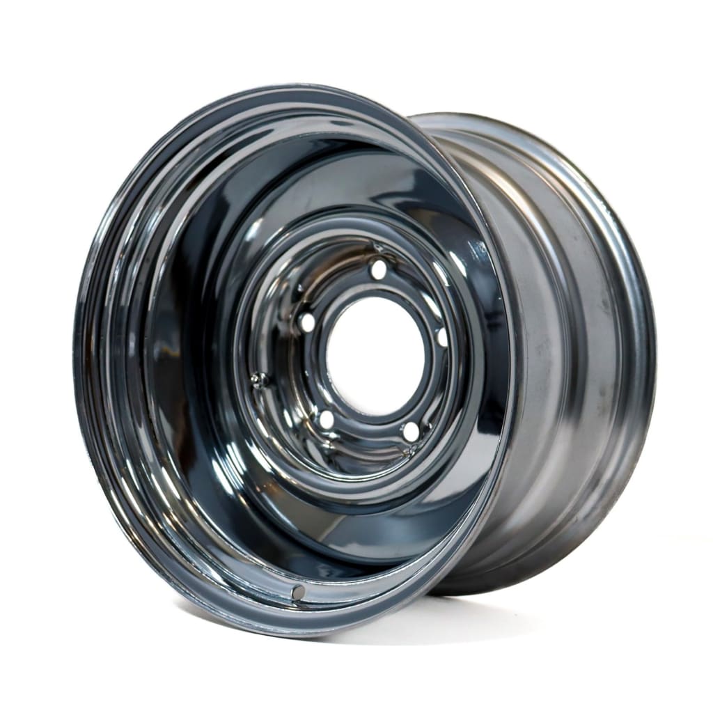 15X8 CHROME SMOOTHIE 5-139.7 (5.5) PCD. -13ET 4" BS