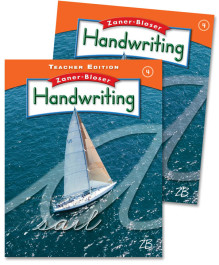 Zaner-Bloser Handwriting Grade 4 Home School Bundle - S