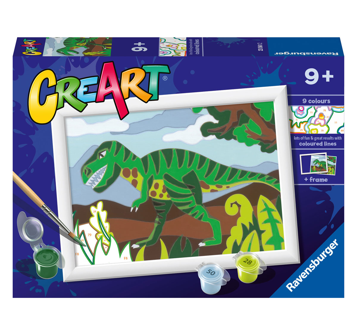 Creart Paint by Number - Roaming Dinosaur (5x7)