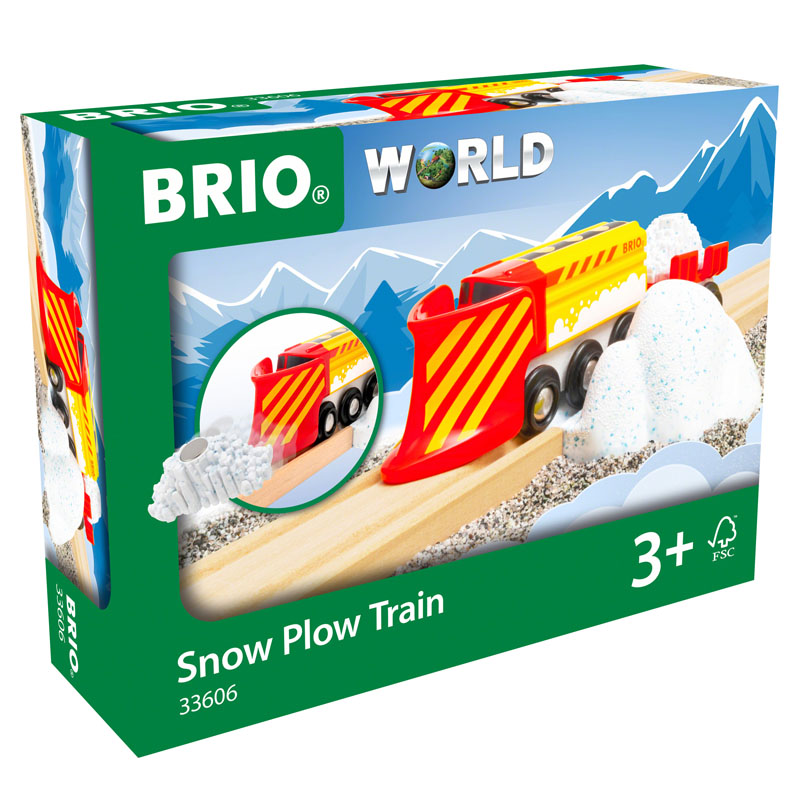 BRIO Snow Plow Train